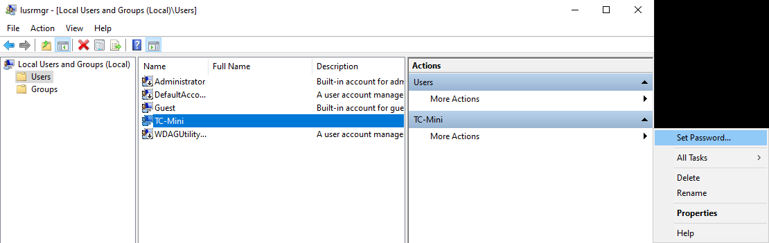 Accessing User Account Settings in Windows