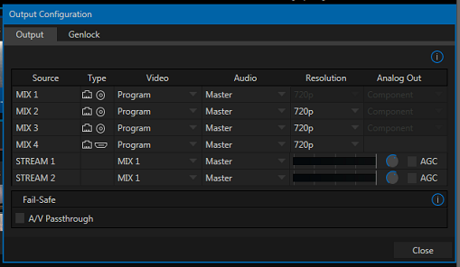 Advanced Edition 3 Output Display Options