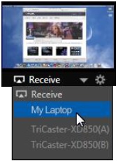 Connecting LiveText to TriCaster