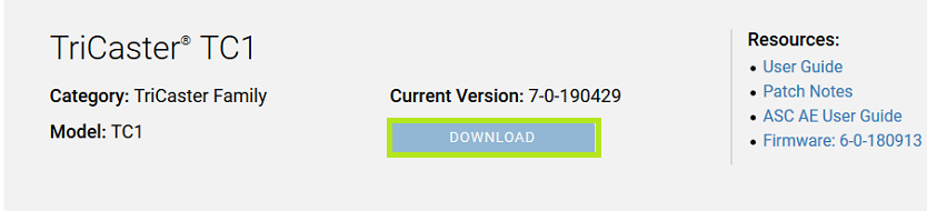 Installing TC1 Updates