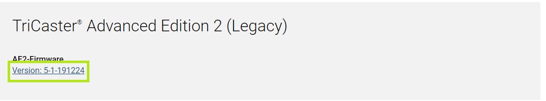 Installing Advanced Edition 2 software updates