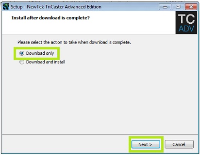 Installing Advanced Edition 2 software updates