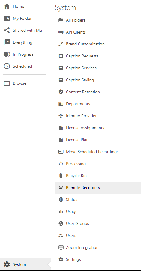 Panopto External Recorder Integration