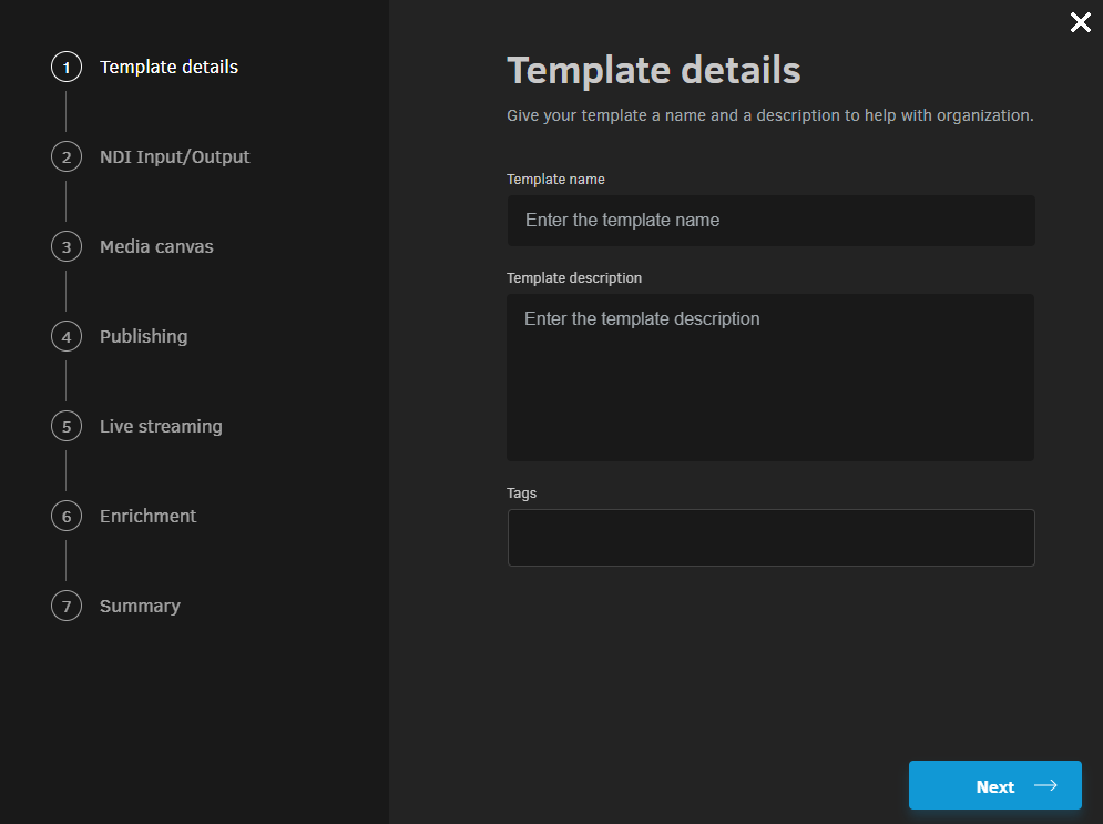 Creating Templates Using Our Step by Step Wizard