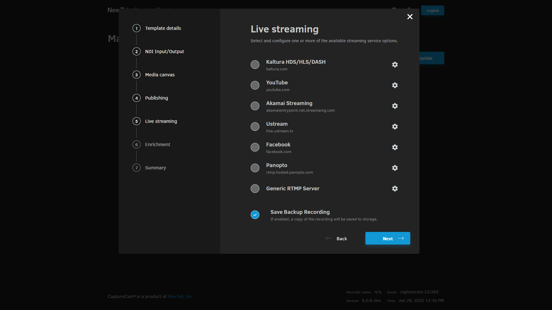 Creating Templates Using Our Step by Step Wizard