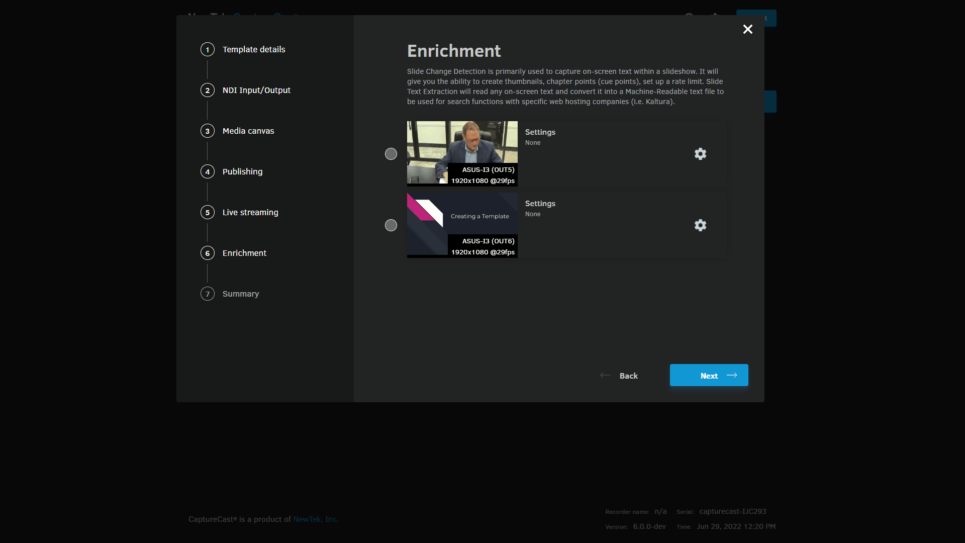 Creating Templates Using Our Step by Step Wizard
