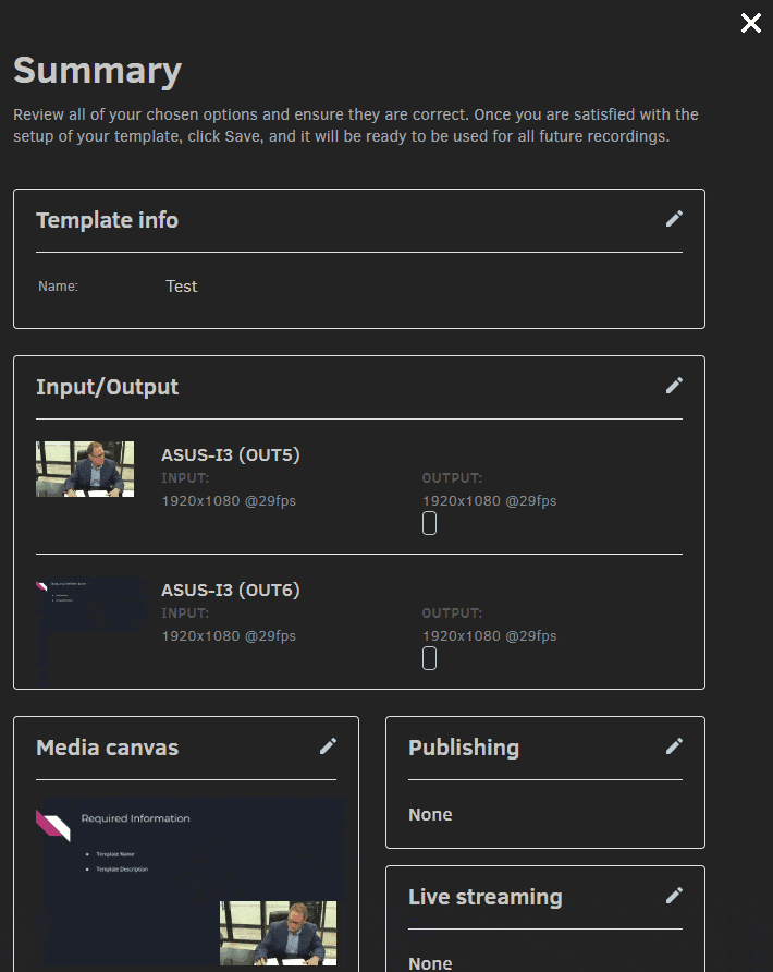 Creating Templates Using Our Step by Step Wizard