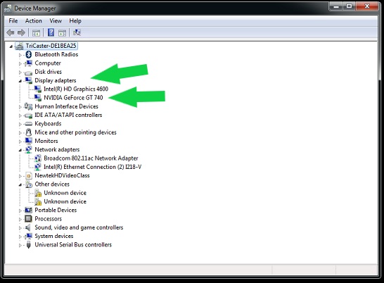 How to update the NVIDIA Graphics Card Driver