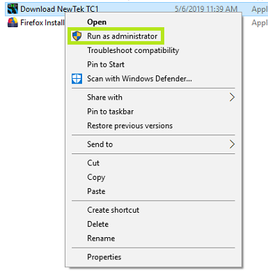 Installing TC1 Updates