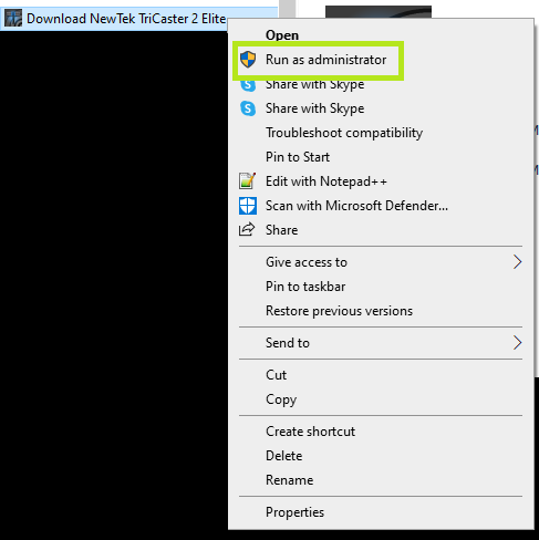 Installing TC2 Software Updates